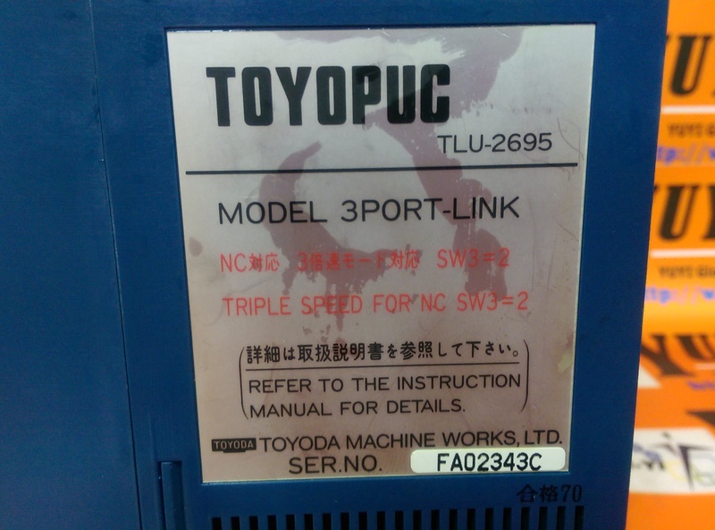 TOYOPUC TLU-2695 3PORT-LINK - 裕益科技自動化設備可程式編碼器PLC分散式控制系統DCS
